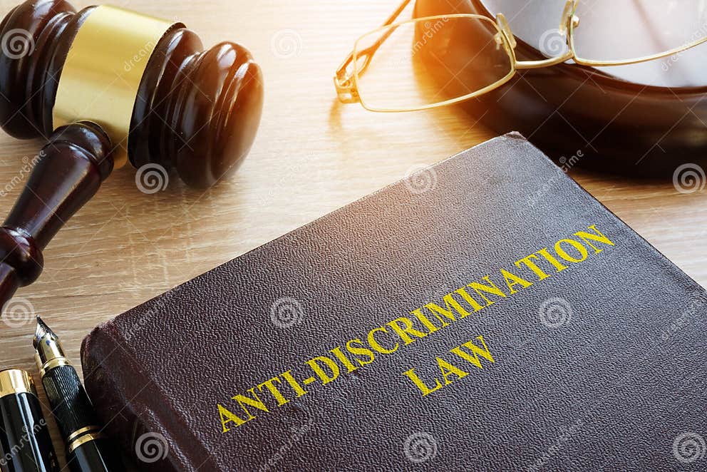 Anti Discrimination Law on Table. Equality Concept. Stock Photo - Image ...