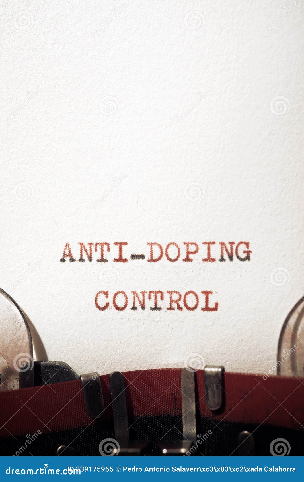 Anti-doping Control Concept Stock Image - Image of phrase, medical ...