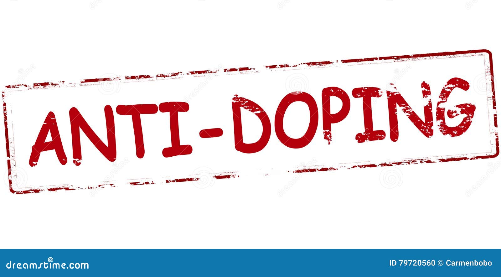 Anti doping stock vector. Illustration of dope, grunge - 79720560