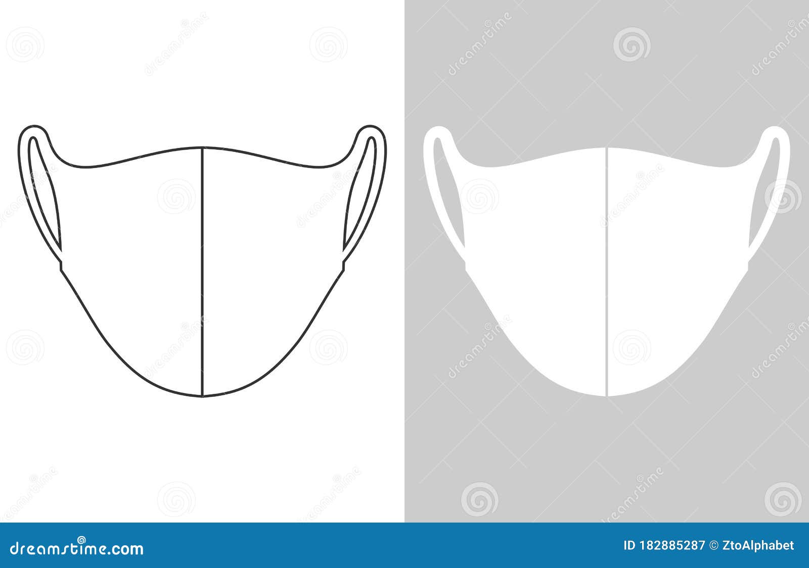 Anti-Dust Filter Face Mask Vector Stock Vector - Illustration of cold ...