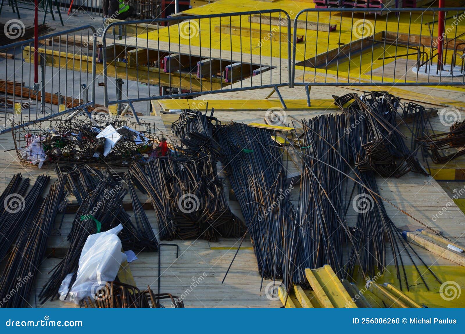 Anti-fall System during the Construction of a New House, Stock Photo ...