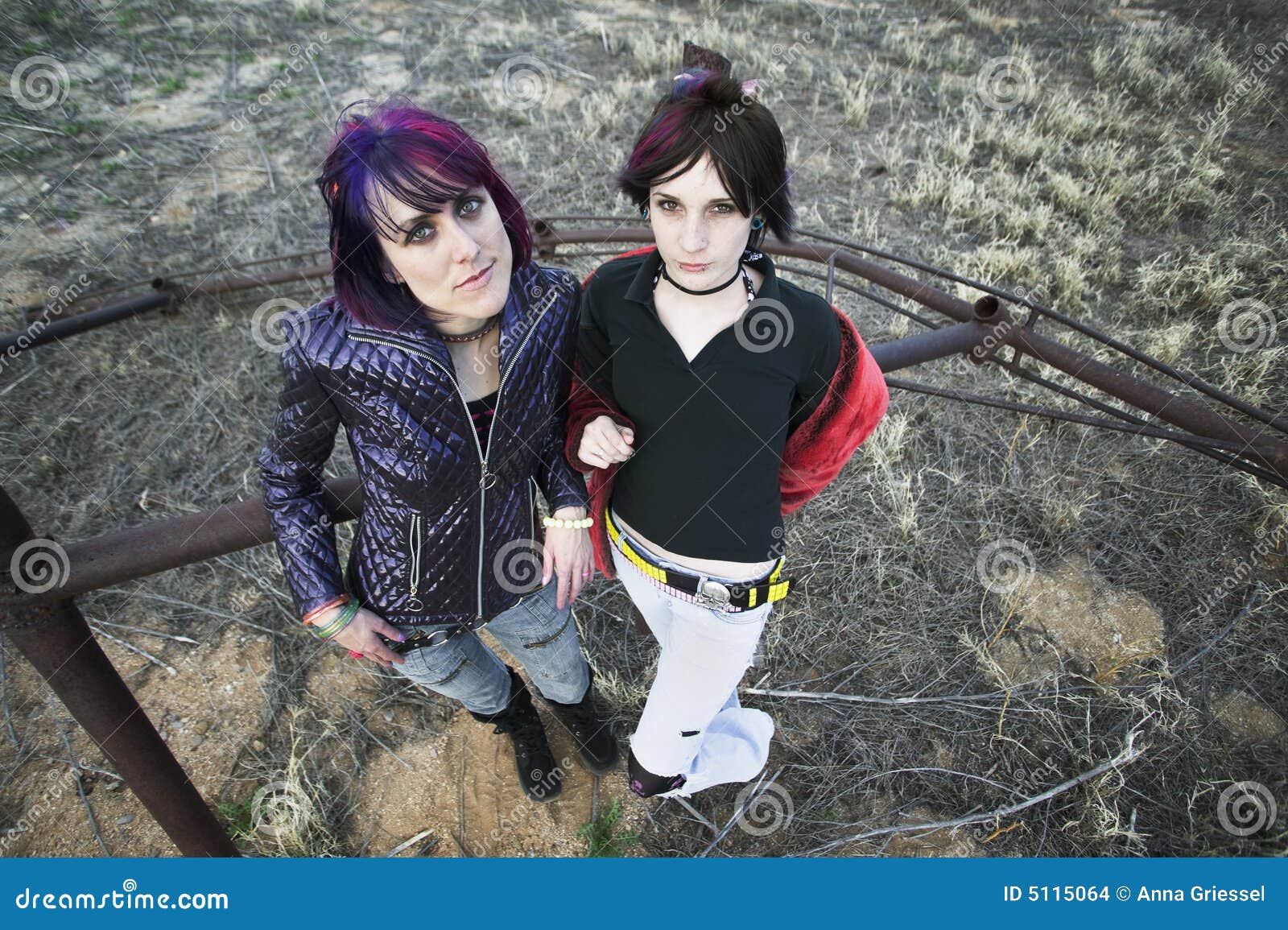 Anti-Fashion Girls stock photo. Image of jewelry, jeans - 5115064