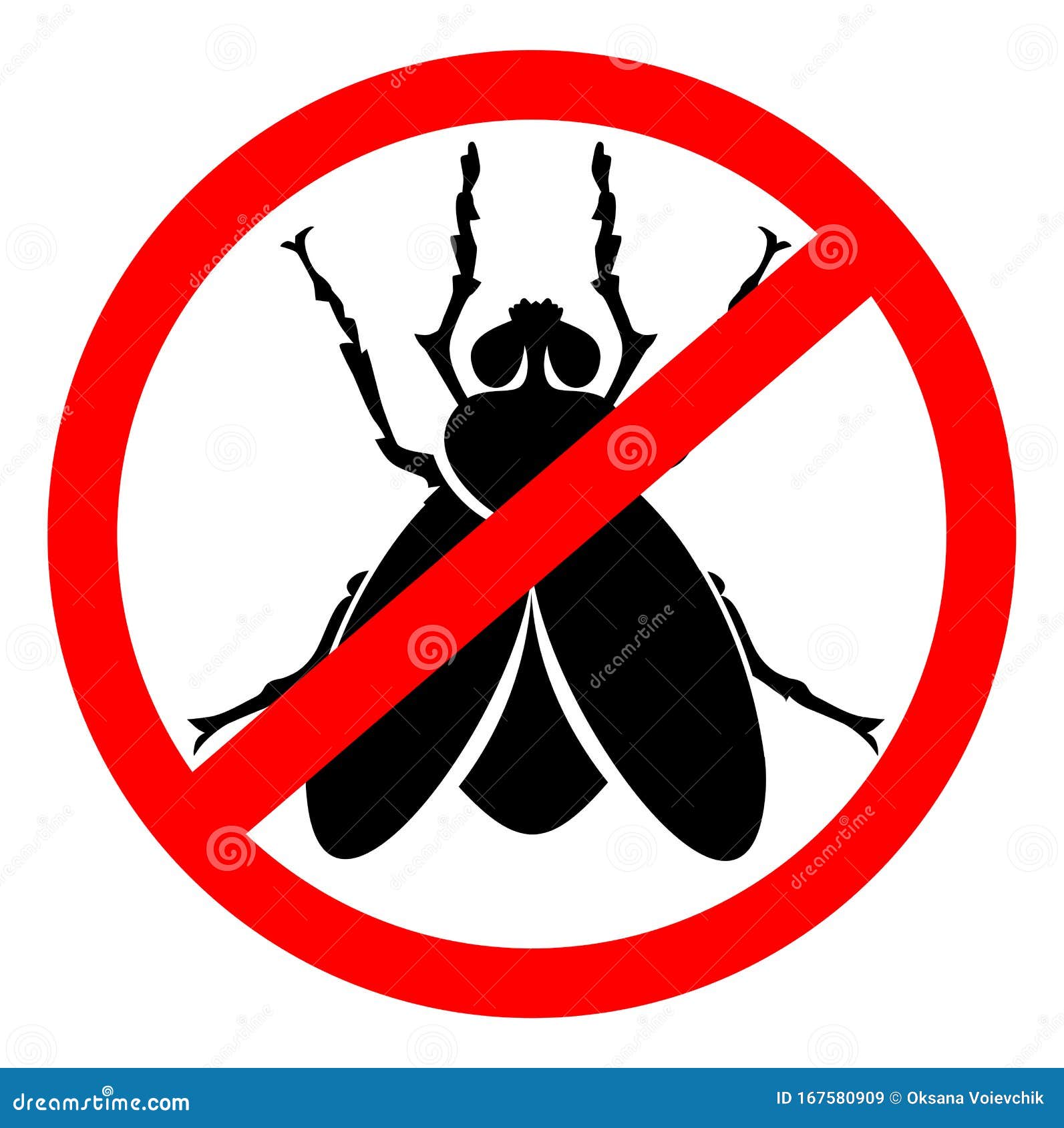 Anti fly symbol vector stock vector. Illustration of garden - 167580909