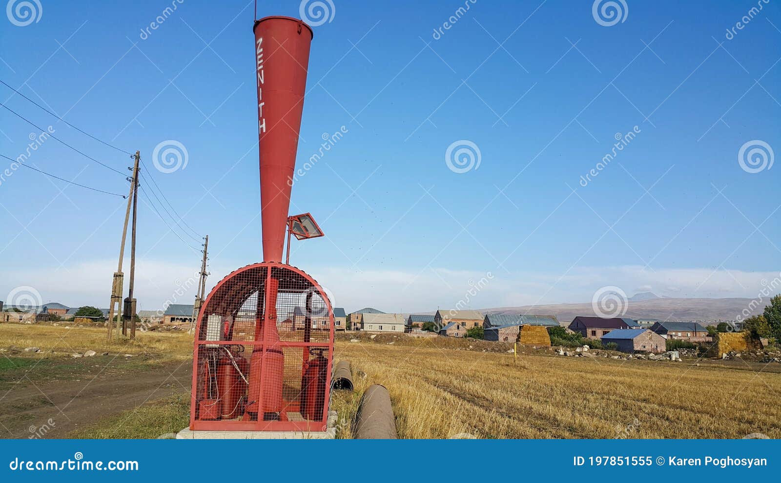Anti-hail Rocket Launcher Inside the District and Local Hail Prevention ...