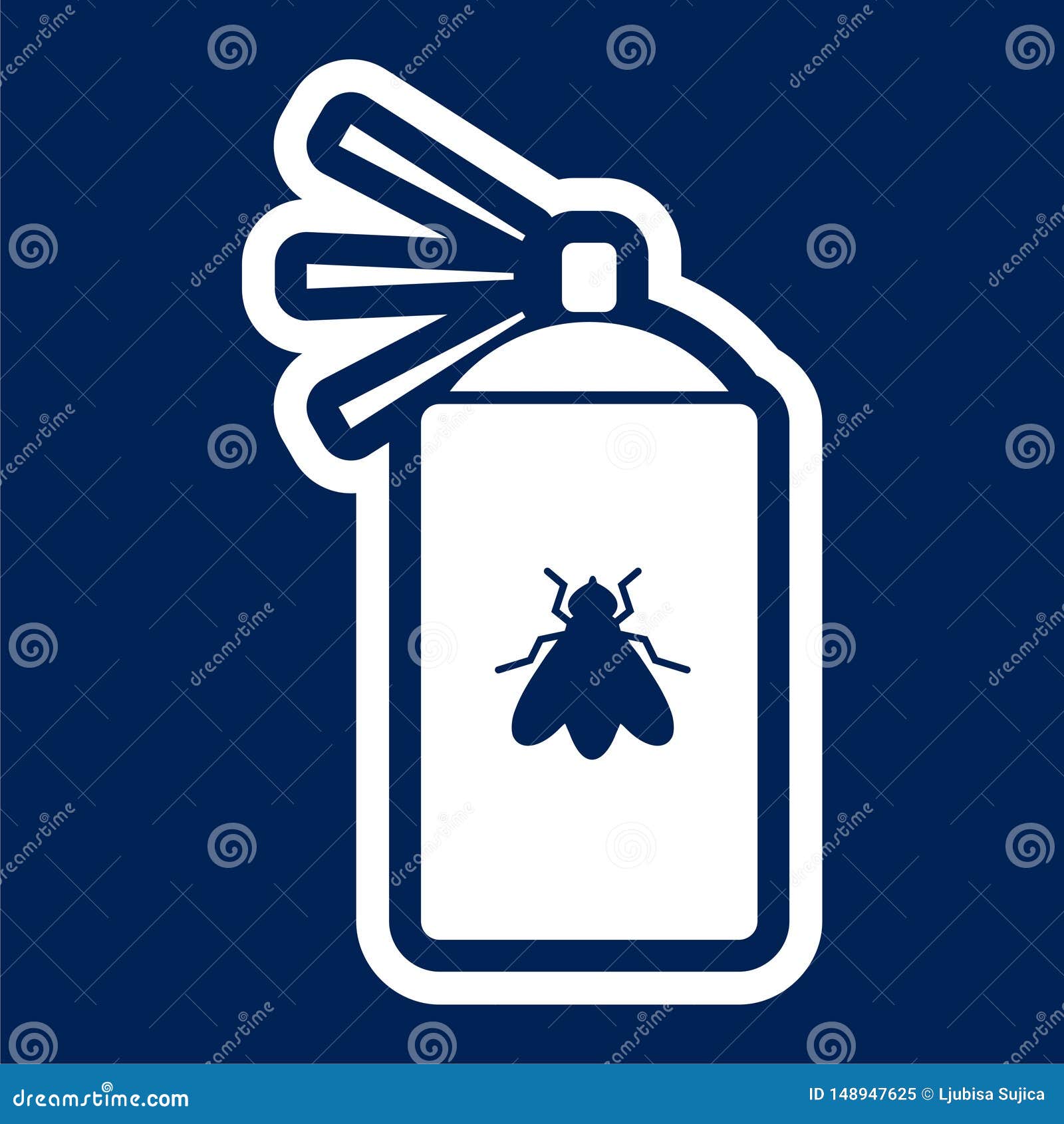 Anti Insect Spray - Illustration Stock Vector - Illustration of icon ...