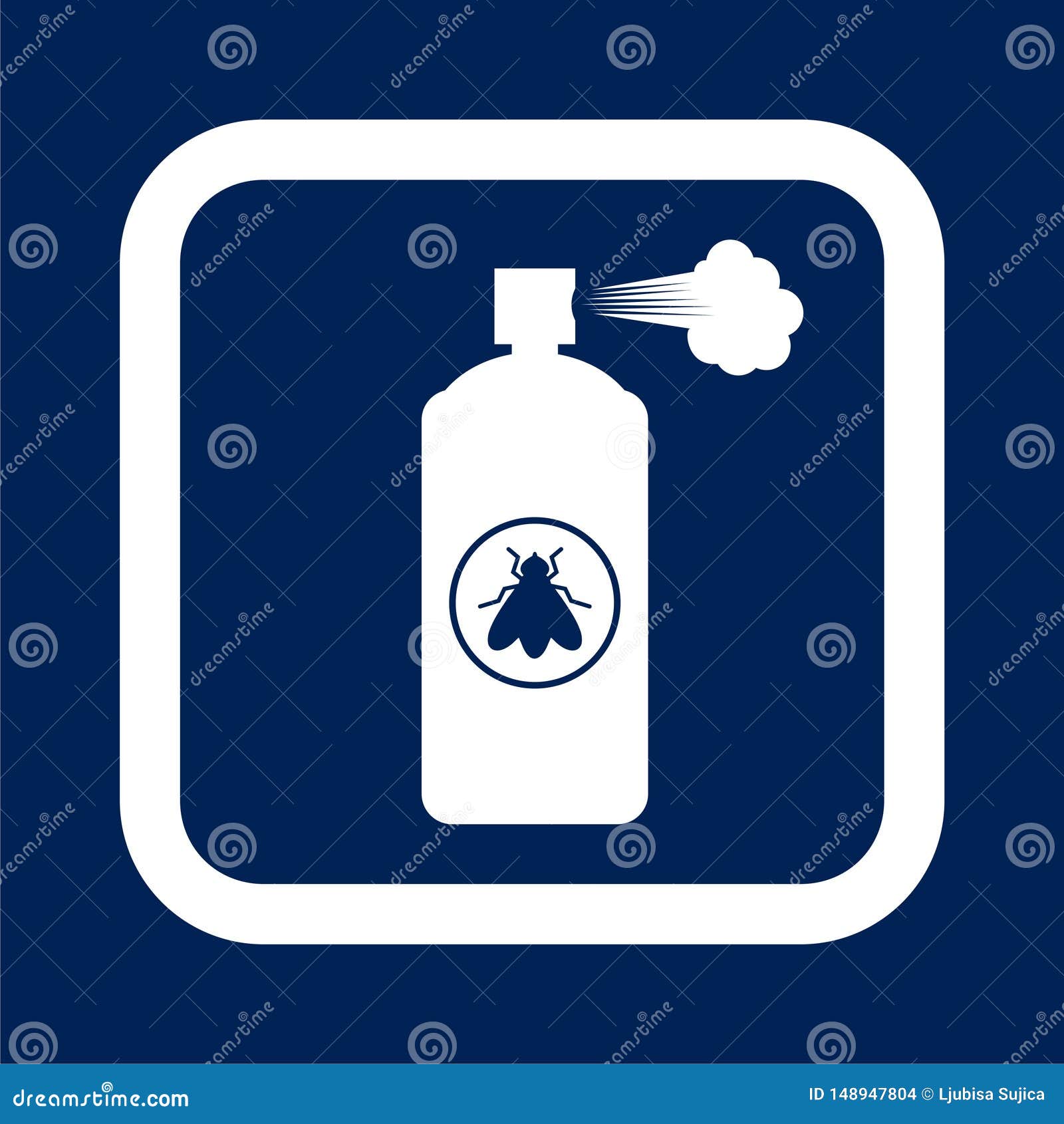 Anti Insect Spray - Illustration Stock Vector - Illustration of ...