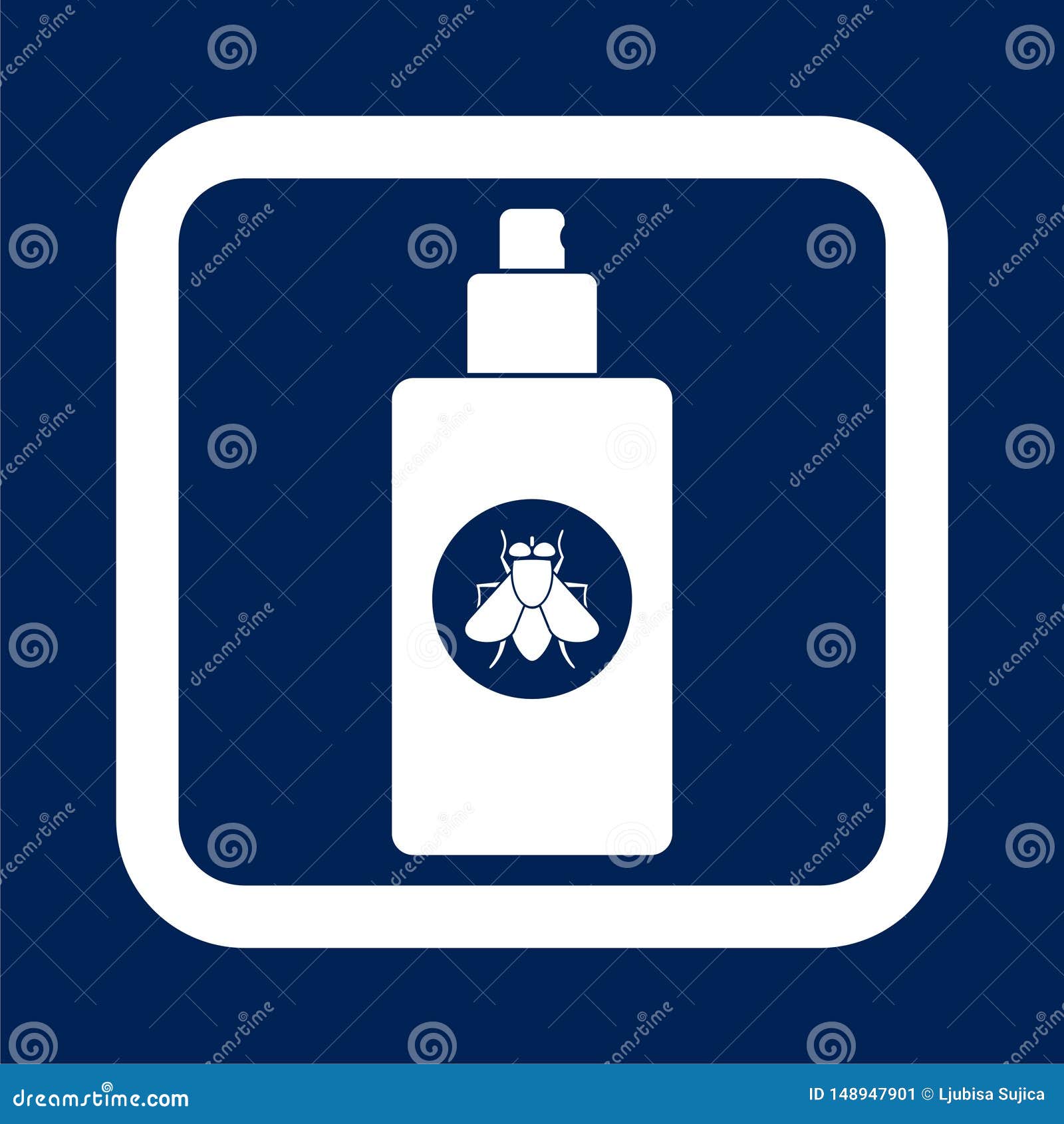 Anti Insect Spray - Illustration Stock Vector - Illustration of icon ...