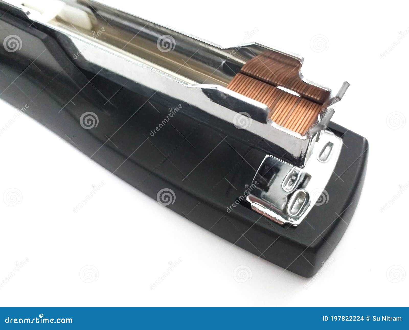 Anti-lock Automatic Front Opening of Black Office Stapler with Metal ...
