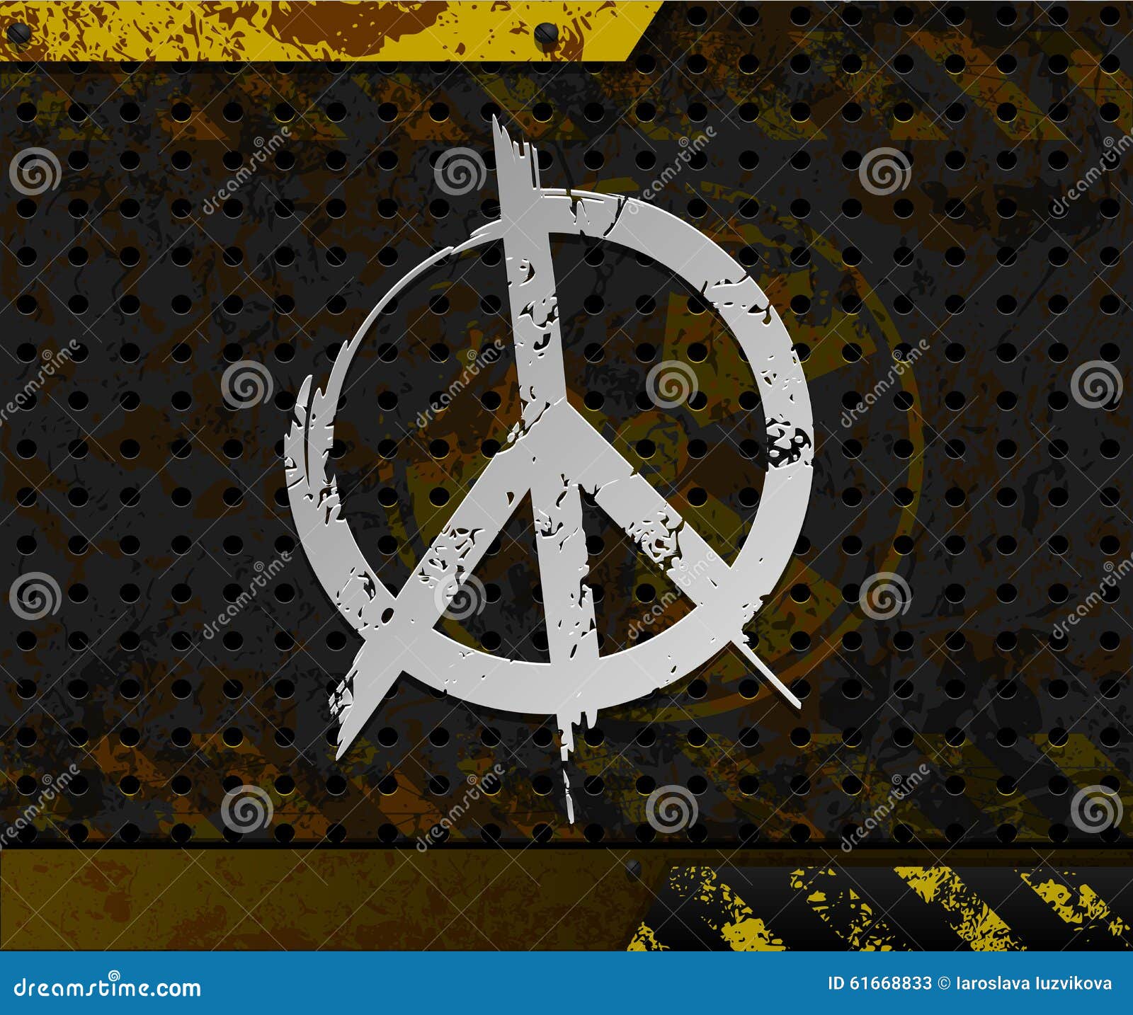 Anti-nuclear Movement Concept Stock Vector - Illustration of hazard ...