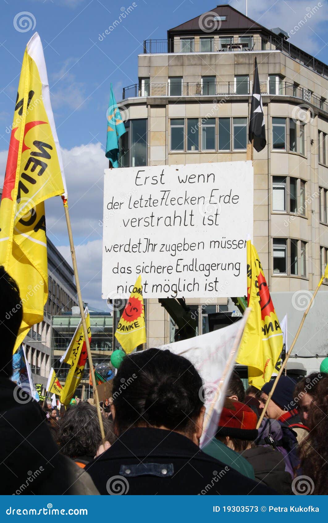 Anti Nuclear Power Protest 2011 Germany Editorial Stock Photo - Image ...
