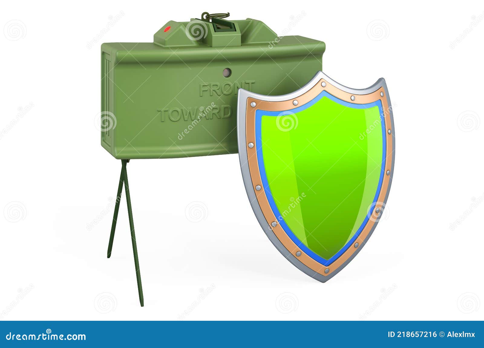 Combat Mines In The Set. Vector Illustration | CartoonDealer.com #215248910