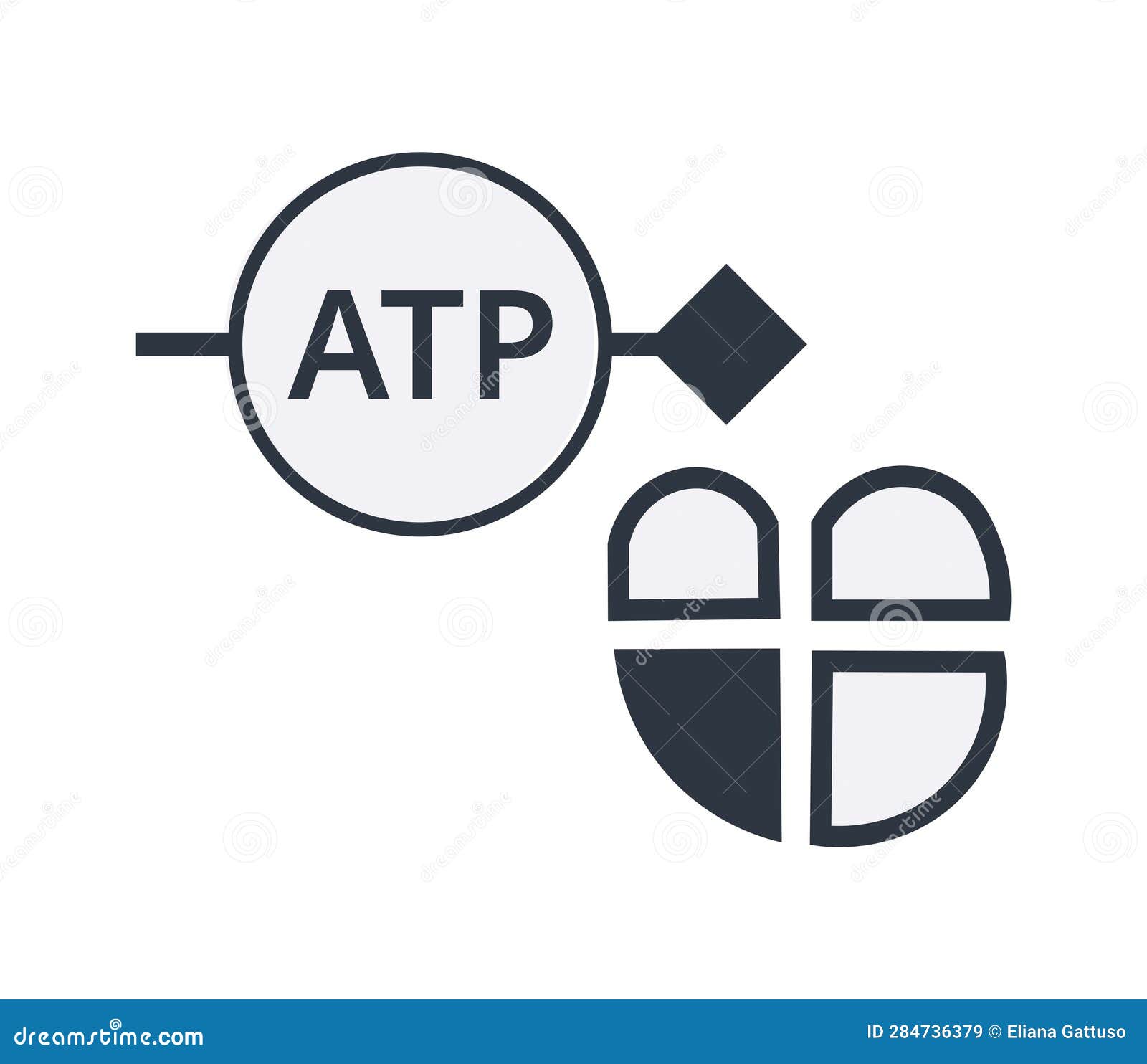 Anti-tachycardia Pacing Symbol. Right Ventricular Version Stock Vector ...