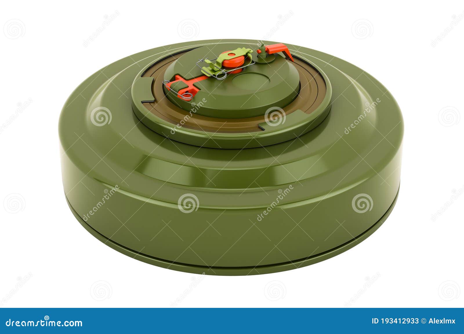 Combat Mines In The Set. Vector Illustration | CartoonDealer.com #215248910