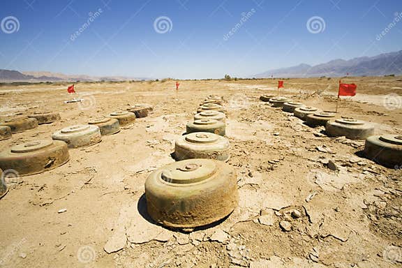 Anti tank mines stock image. Image of anty, military, sand - 1160003