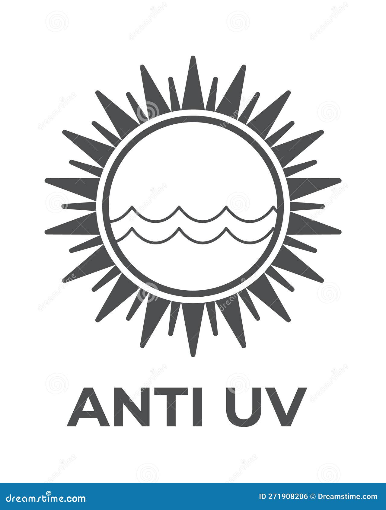Anti Ultraviolet Factor Glyph Icon Sun Protection Stock Vector - Illustration of sunny ...