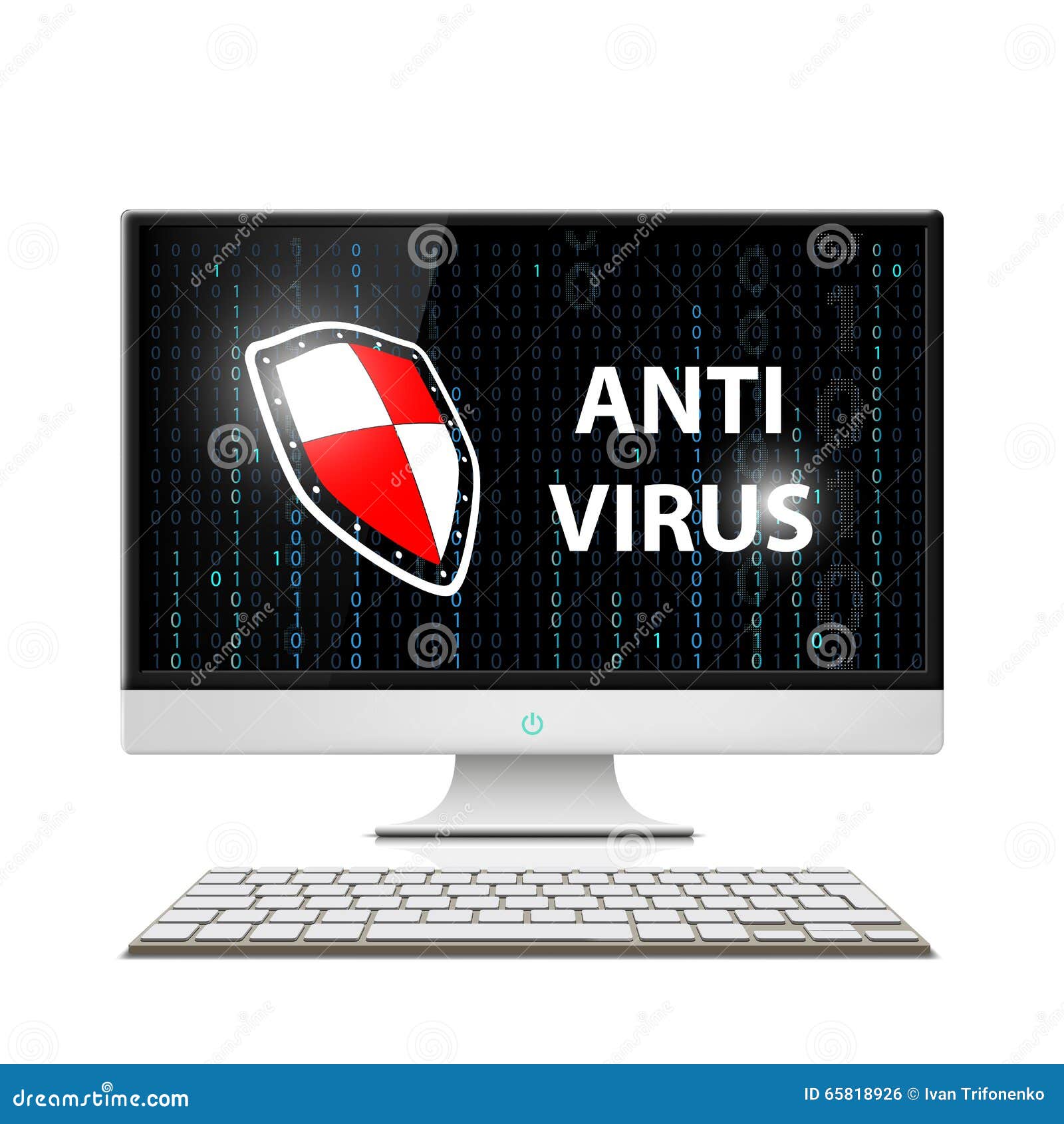 Anti-virus Software. Stock Illustration Stock Vector - Illustration of ...