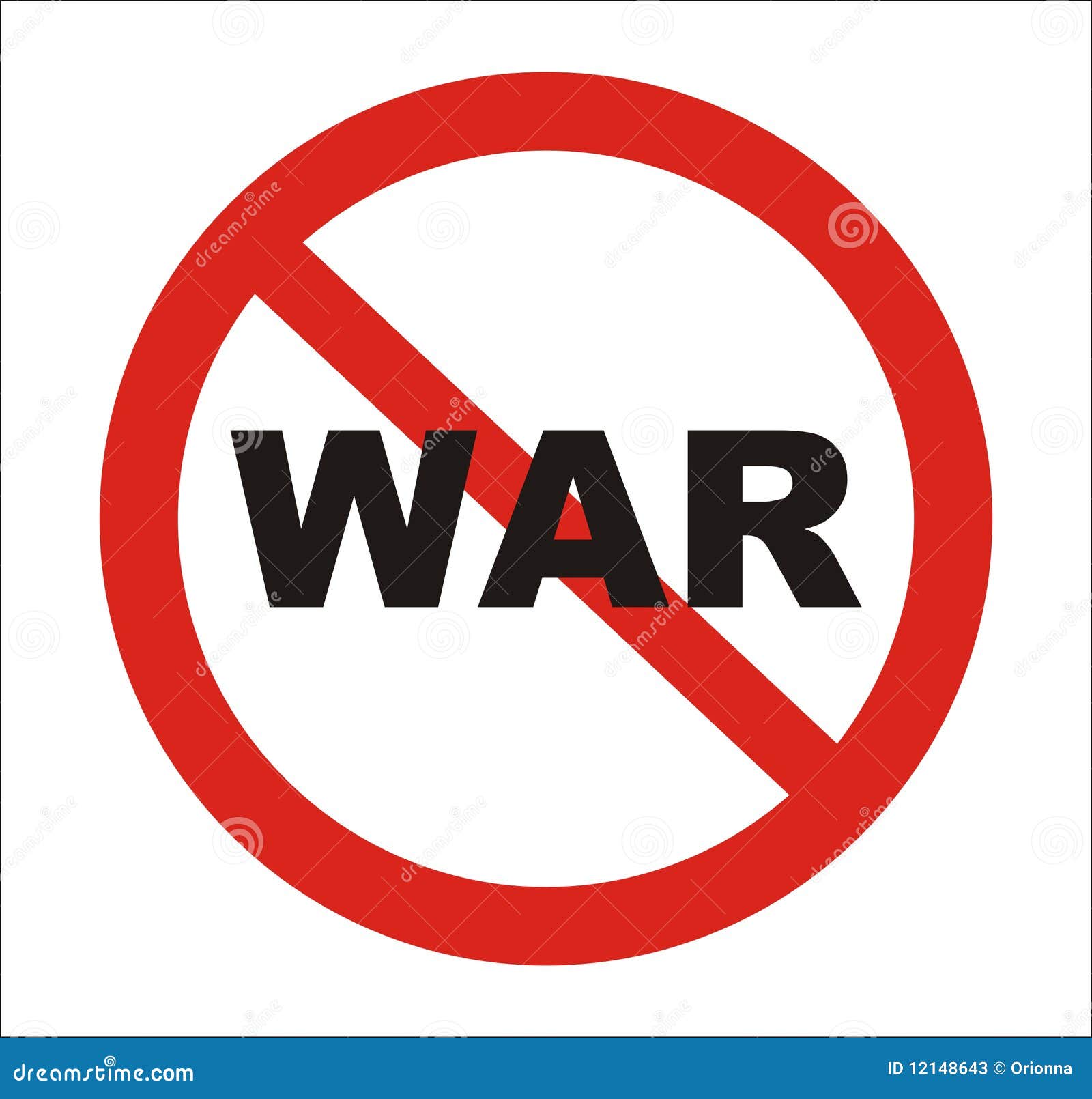 Anti war Sign, vector stock vector. Illustration of stop - 12148643