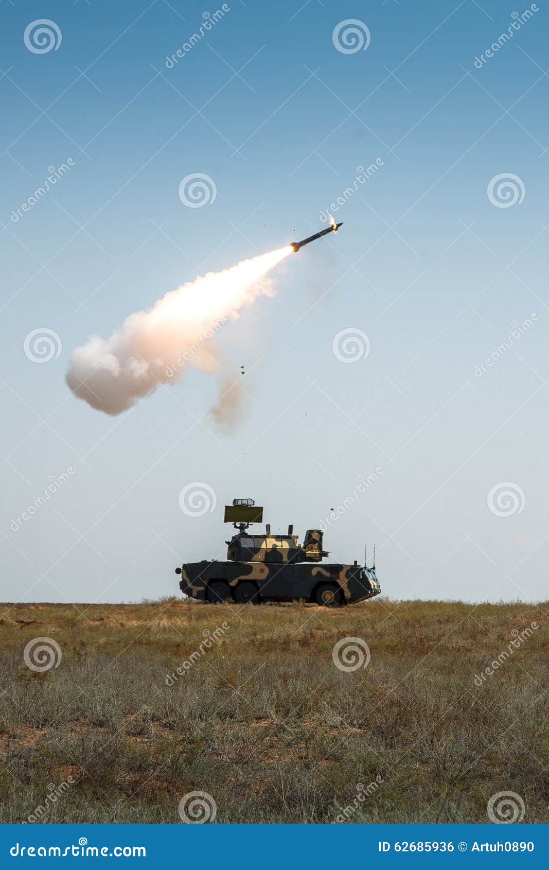 Antiaircraft Missile System Stock Photo - Image of fighting, move: 62685936