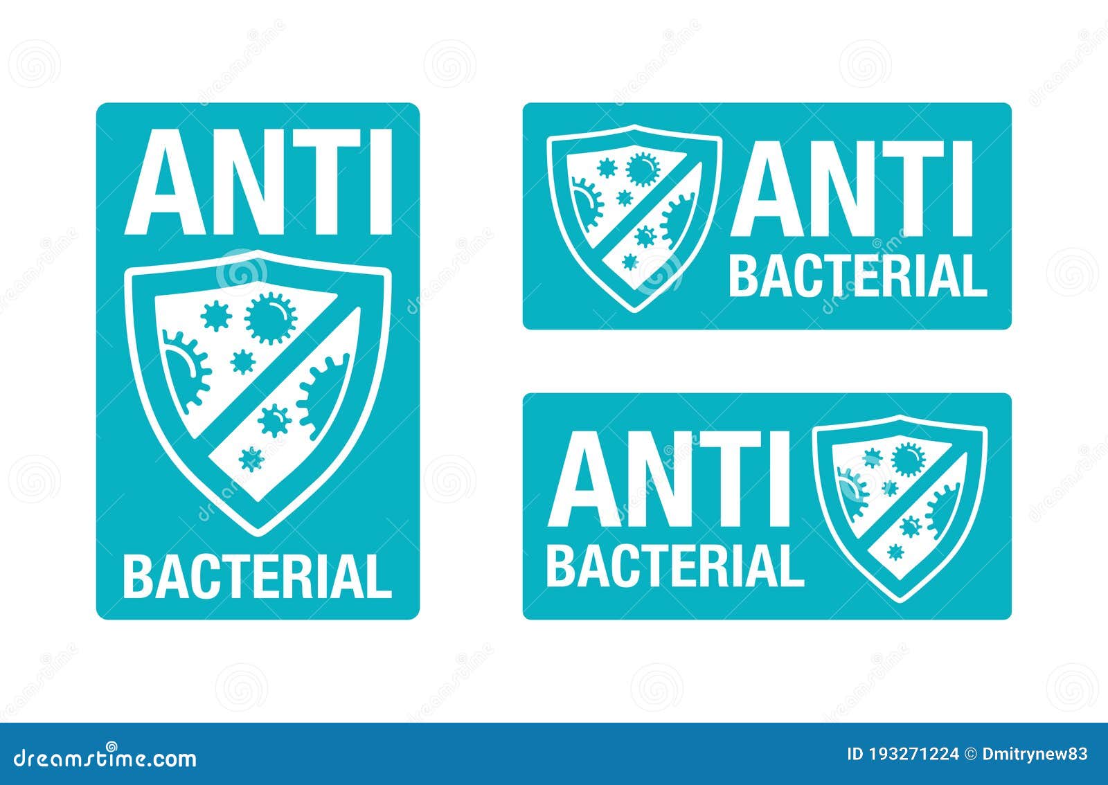 Antibacterial Formula Product Package Seal Vector Drop And Cross Icon ...
