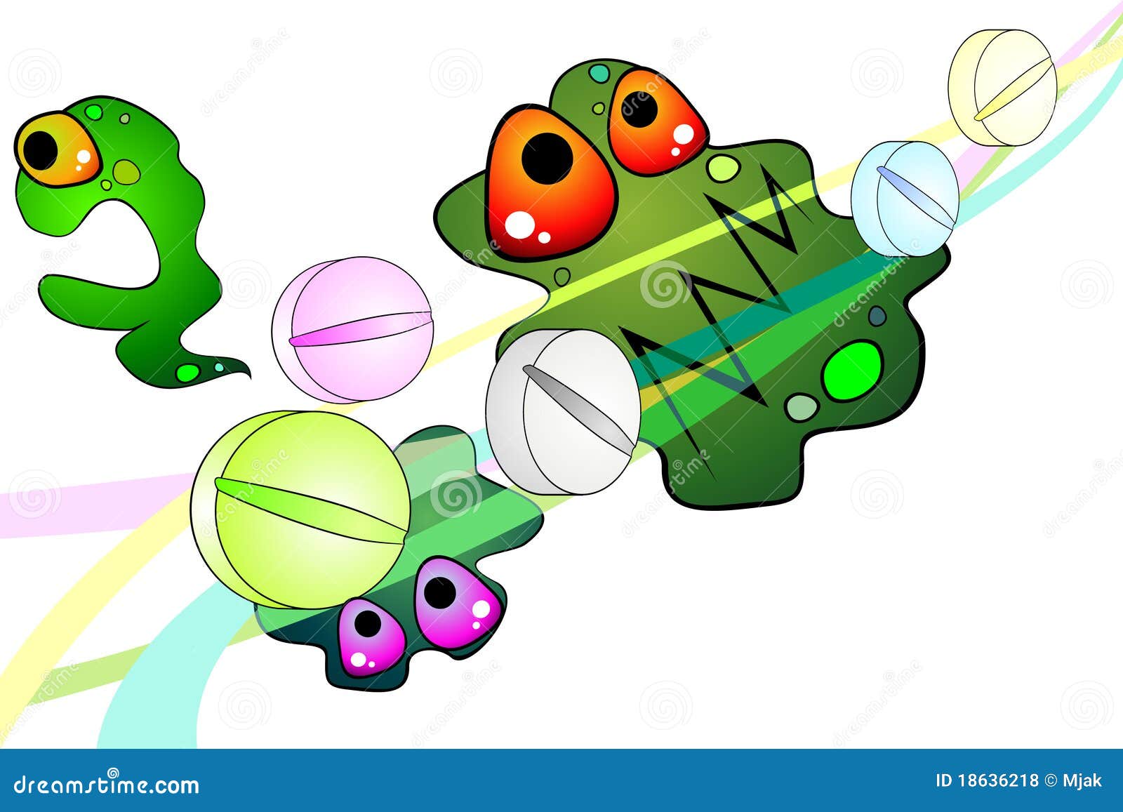 Antibiótico ilustración del vector. Ilustración de remedio - 18636218