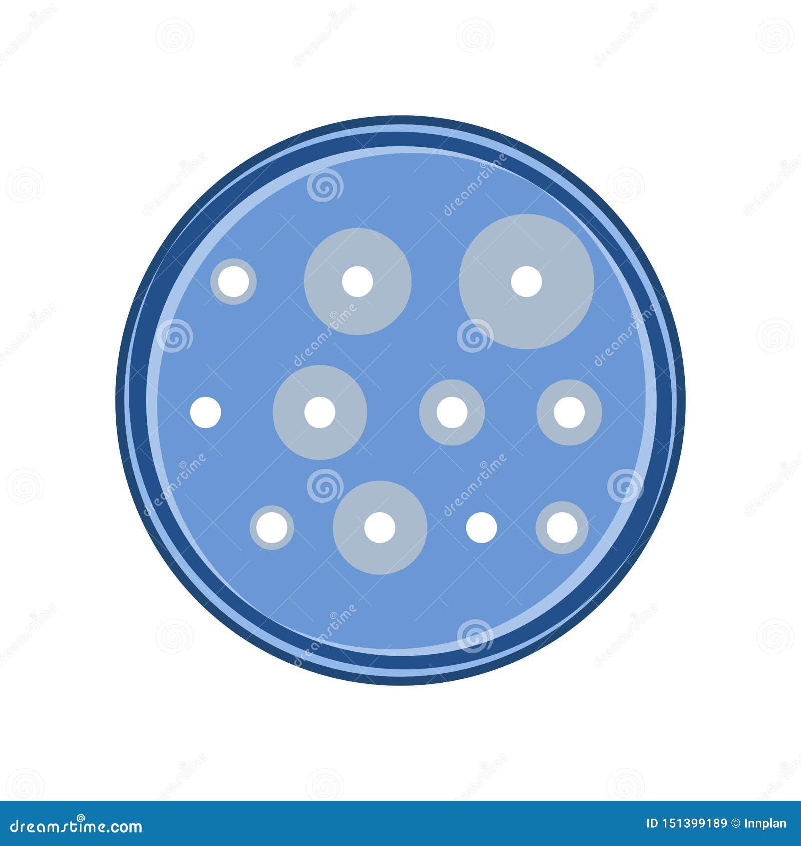 Bacterium Growth Vector In An Animal Paw Form | CartoonDealer.com ...