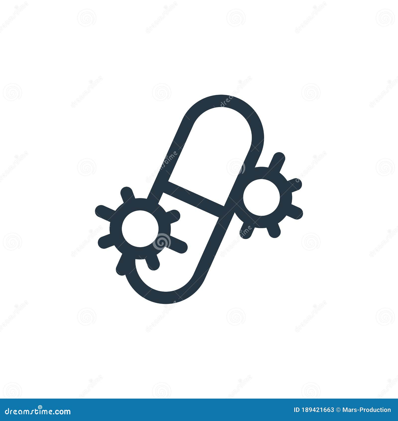 Antibiotic Vector Icon Isolated on White Background. Outline, Thin Line ...