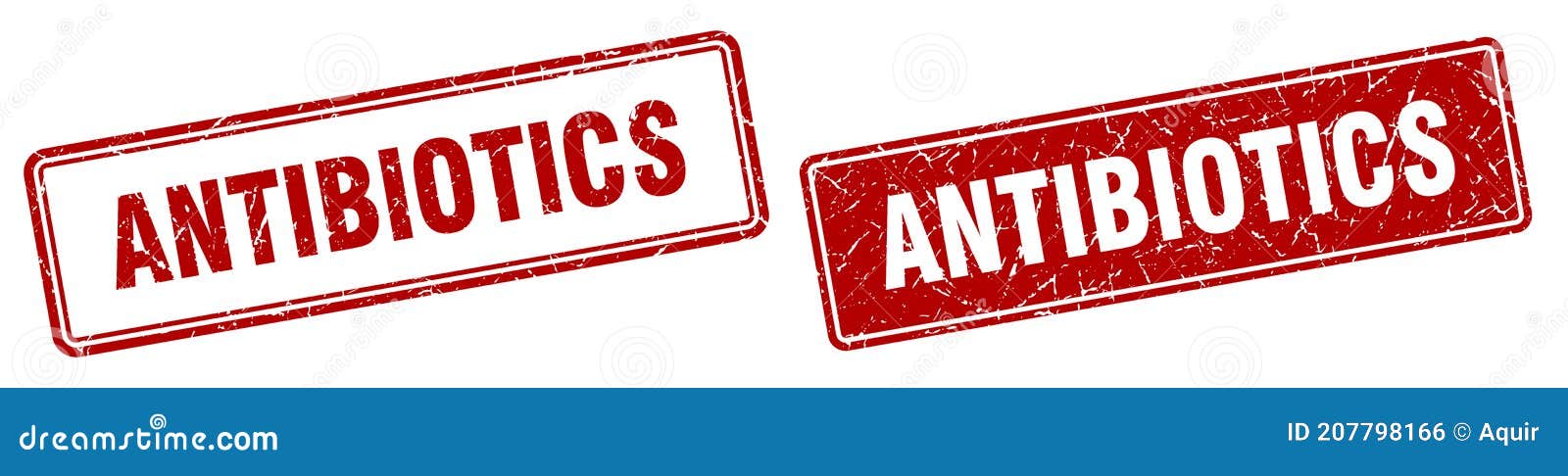 Antibiotics Stamp Set. Antibiotics Square Grunge Sign Stock Vector ...