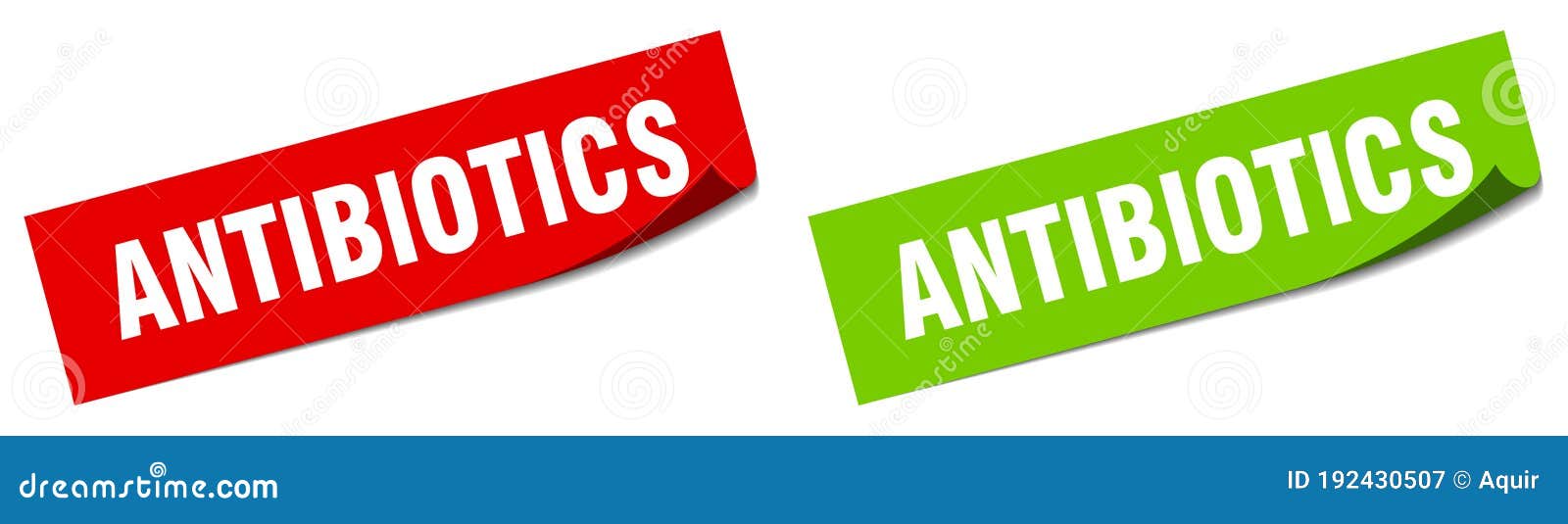 Antibiotics Sticker. Antibiotics Sign Set Stock Vector - Illustration ...