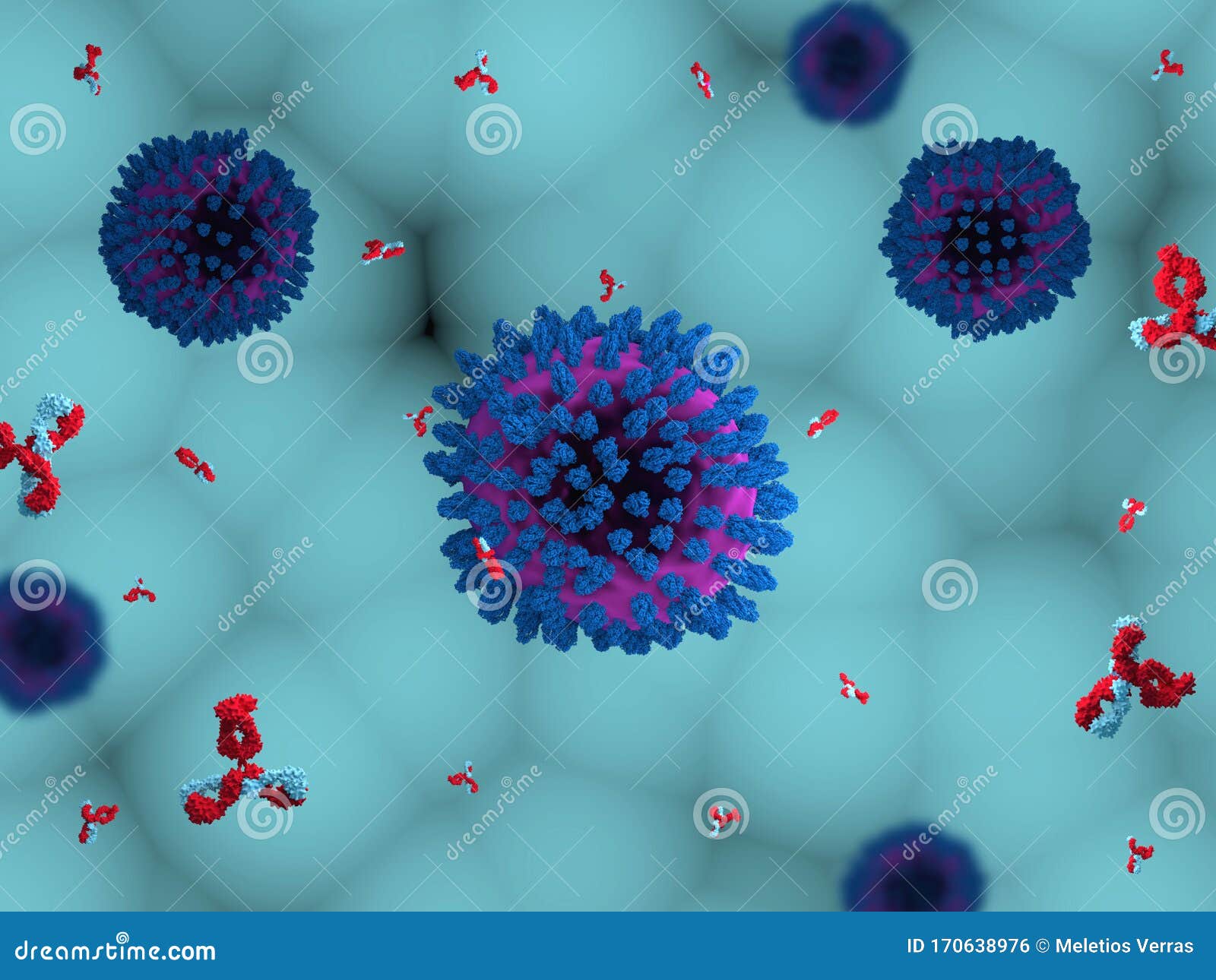 SARS Coronavirus Schematic Diagram Vector. SARS Virus Cell ...