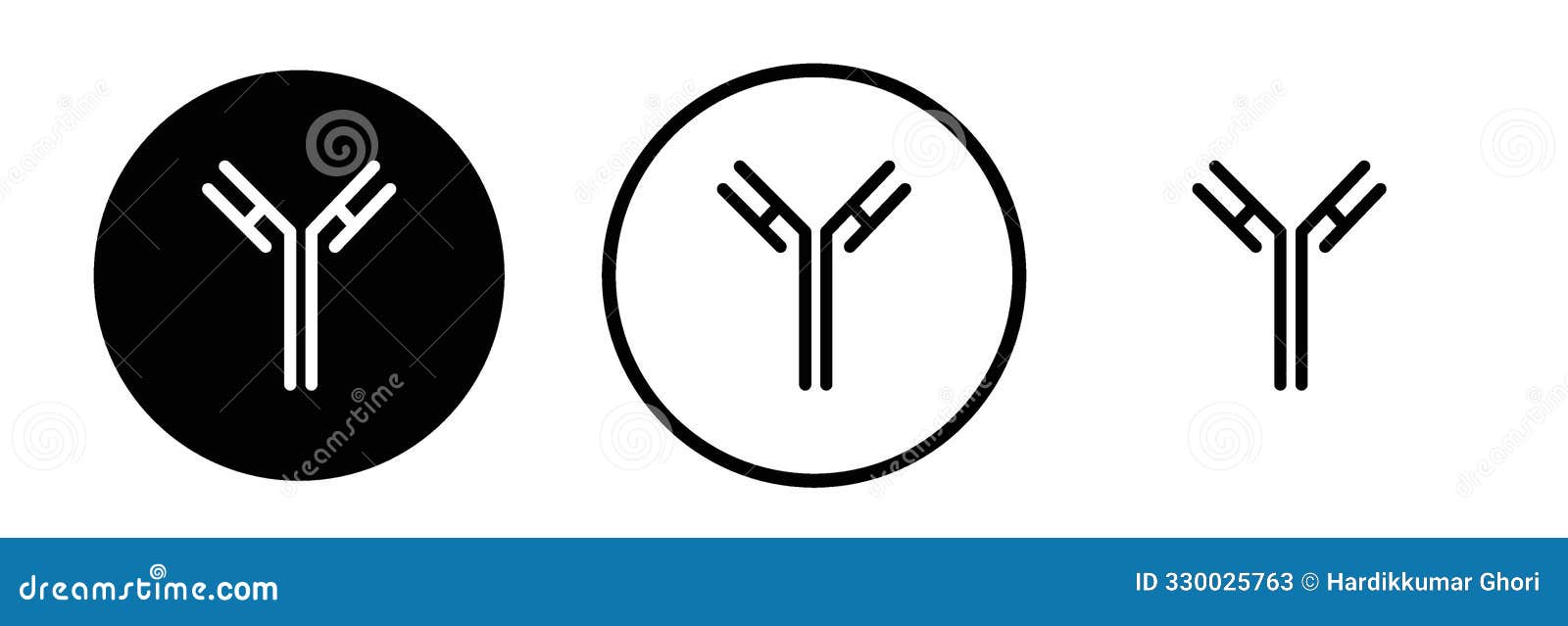 Antibody Icon Vector Set on White Background Stock Vector ...