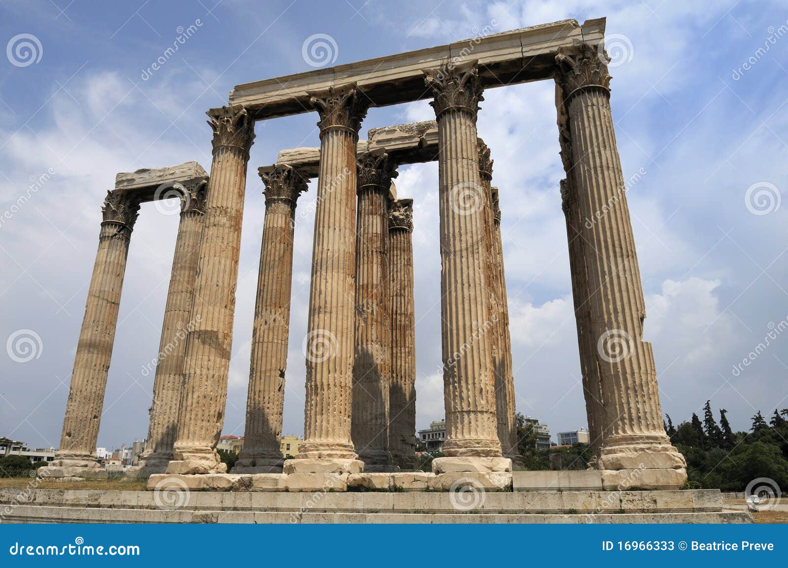 Antic monument in Greece stock image. Image of antique - 16966333