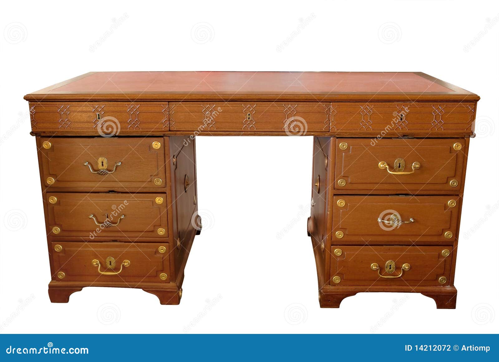 Antic Wood Table Isolated Background Stock Photo - Image of craft, desk ...