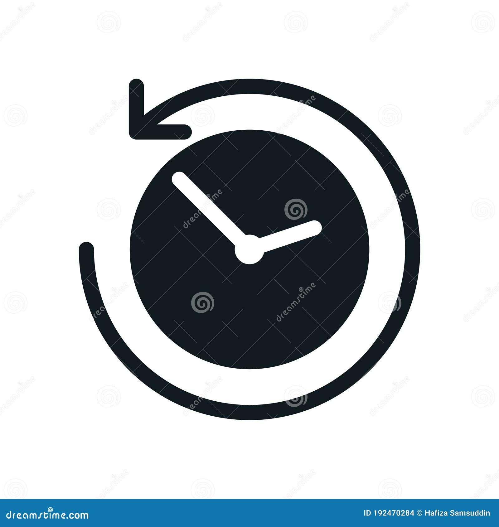 Anticlockwise icon. stock vector. Illustration of arrows - 192470284