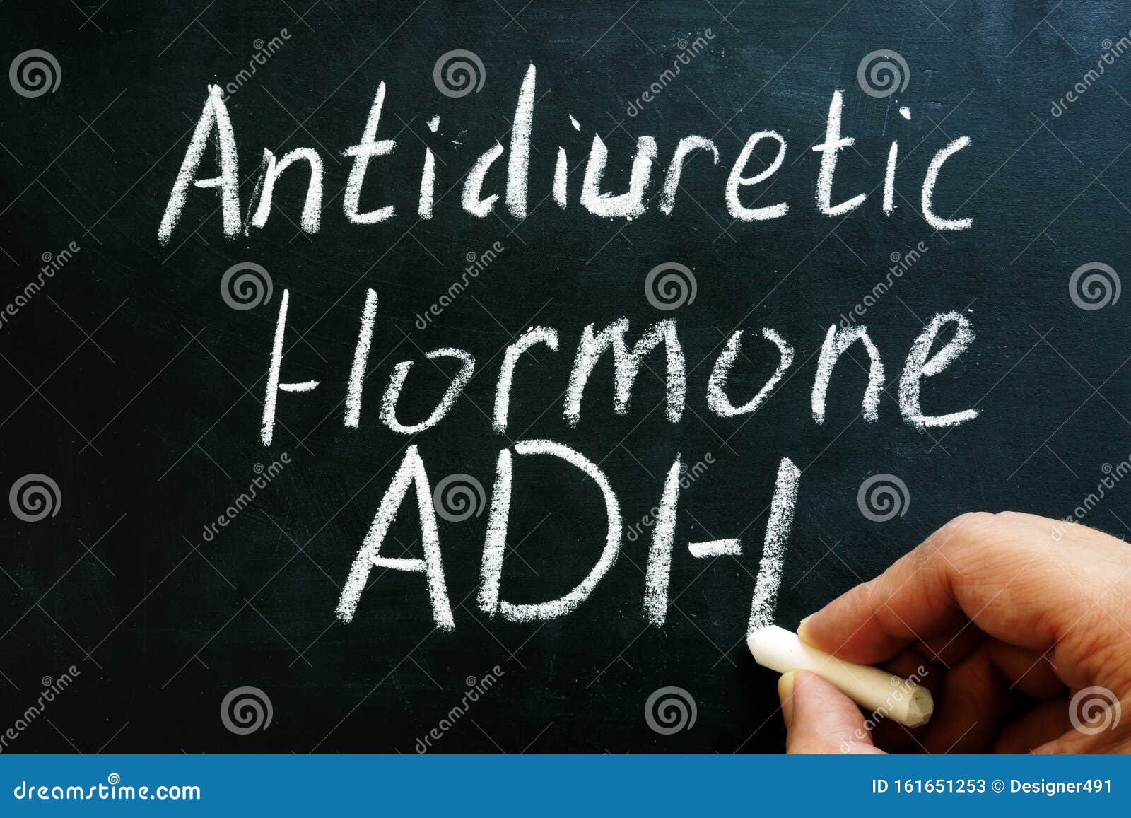 Antidiuretic Hormone ADH or Vasopressin Sign Stock Image - Image of ...