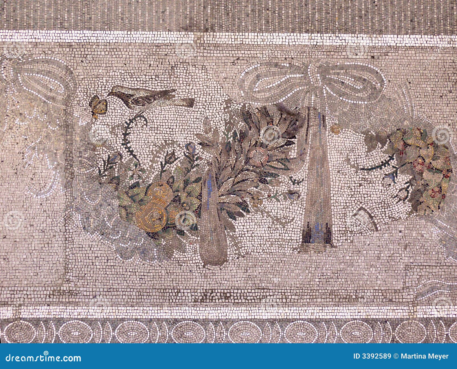Antiek Mozaïek stock afbeelding. Image of duitsland, mozaïek - 3392589