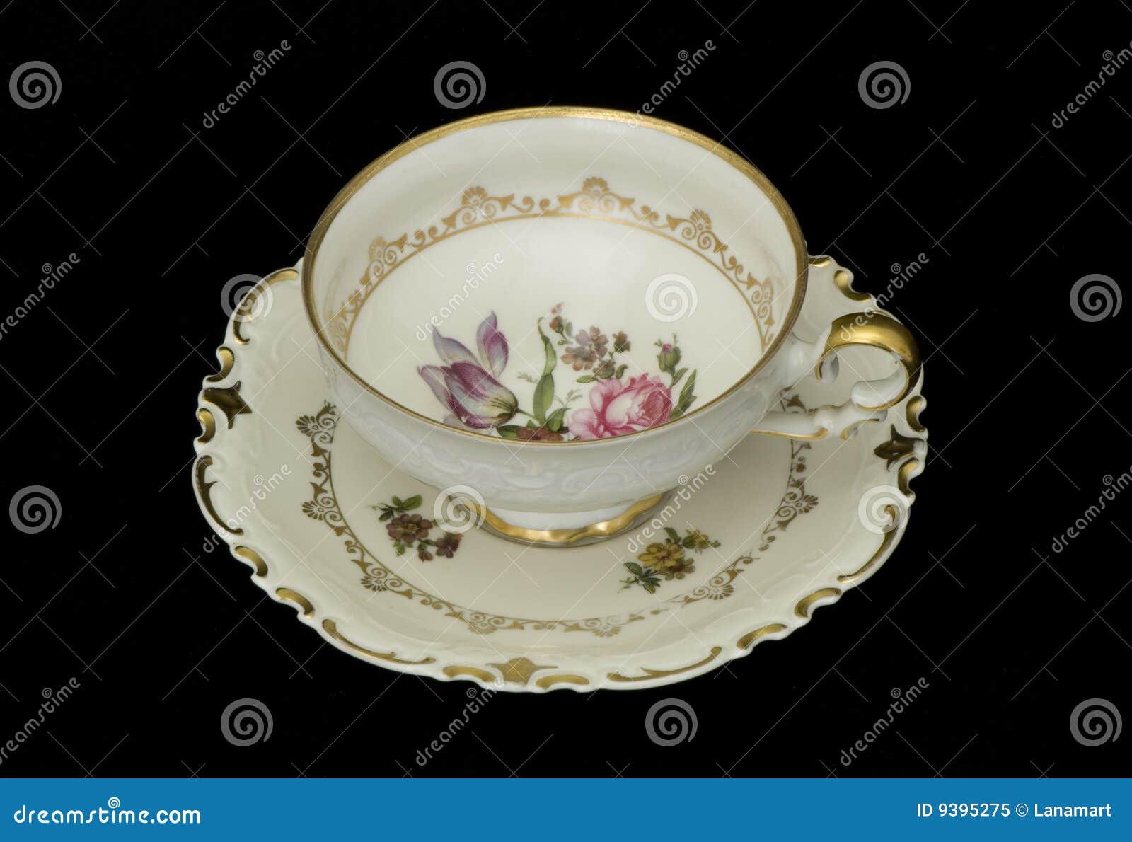 Antiek theekopje stock afbeelding. Image of erfgoed, inbaar - 9395275