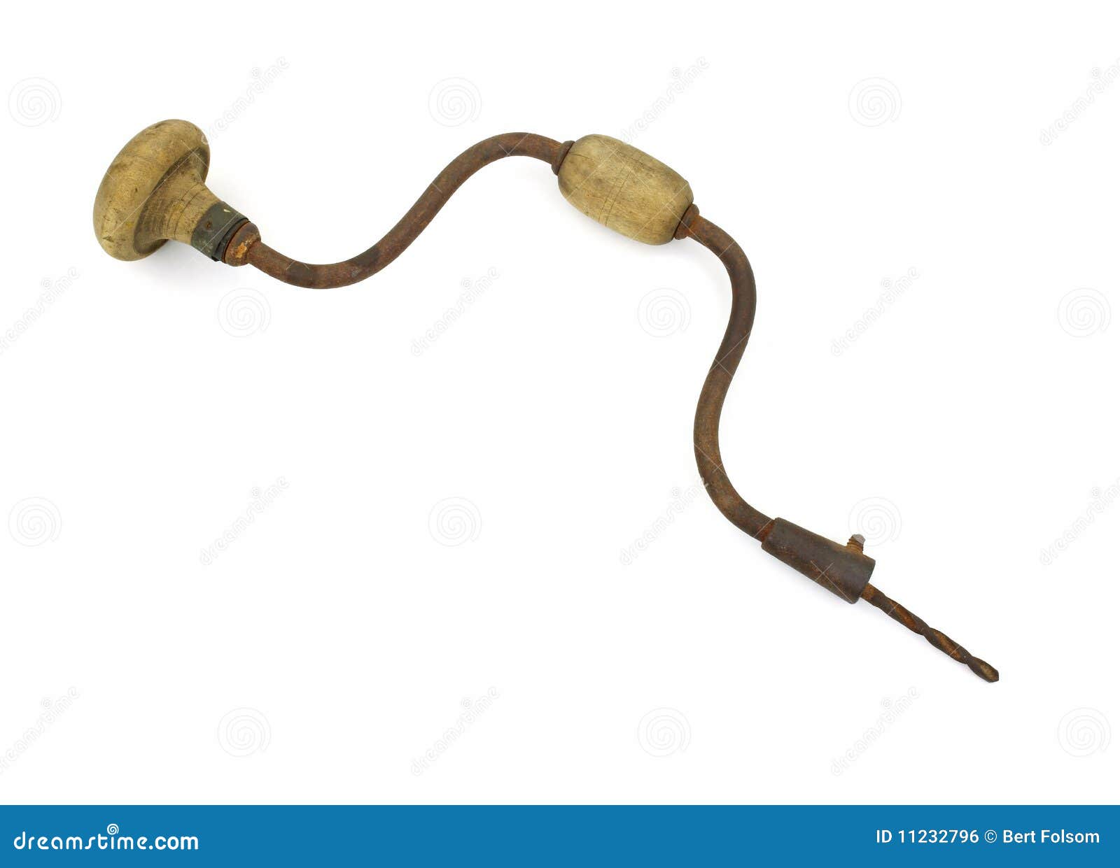 Antieke handboor stock foto. Image of steun, hout, antiquiteit - 11232796