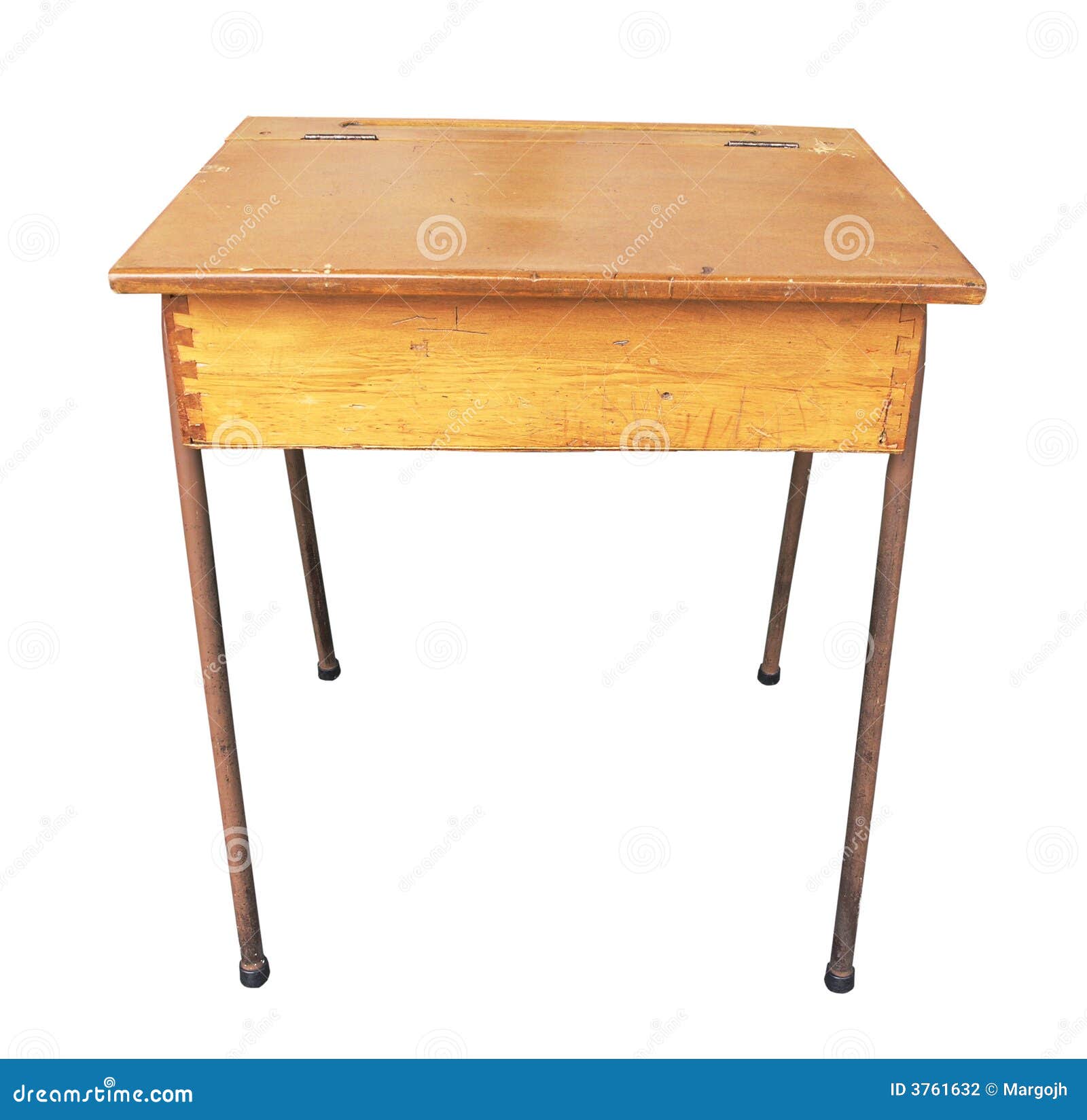 Antieke Houten Schoolbank stock foto. Image of benen, gekrast - 3761632