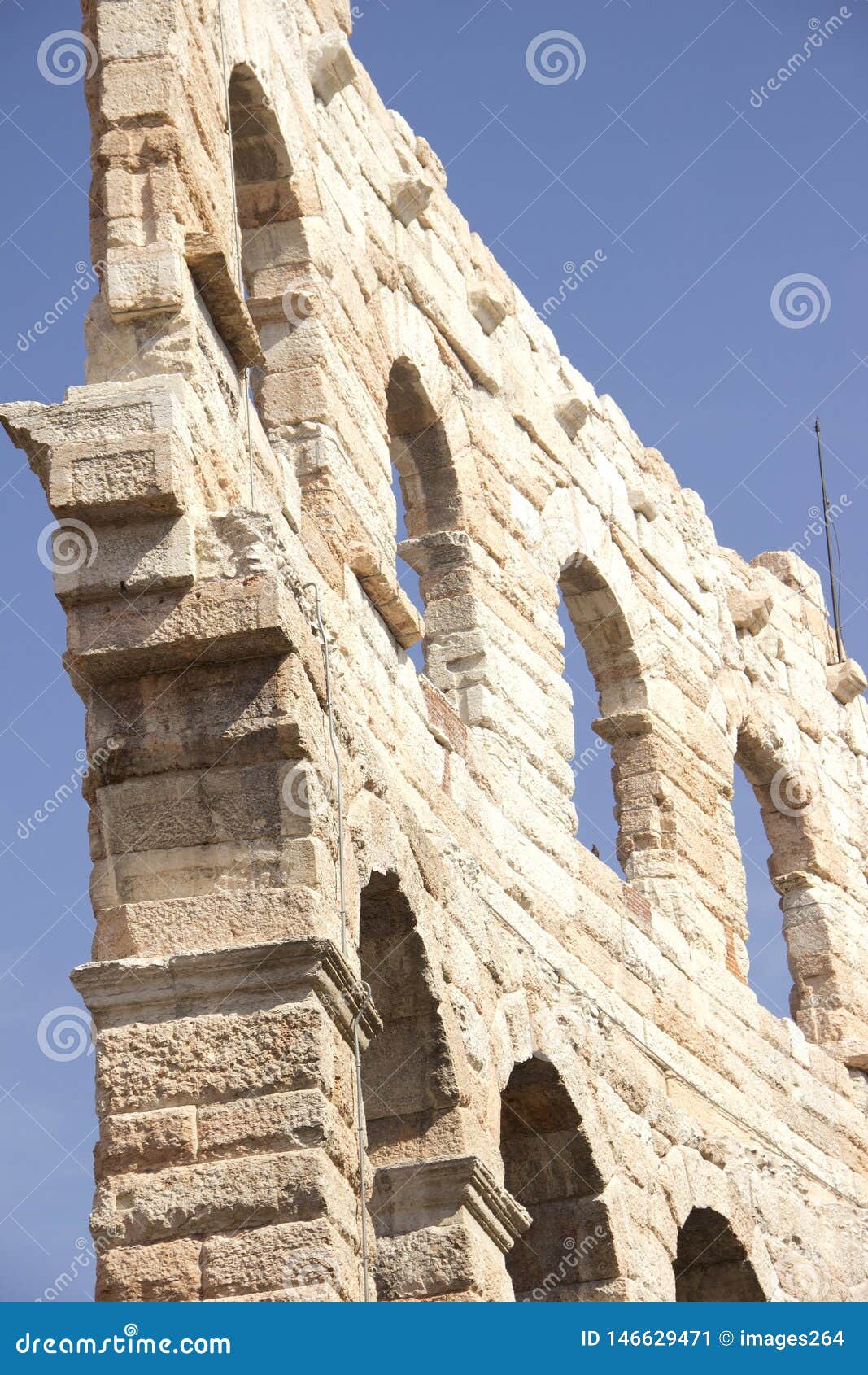 Antient wall stock image. Image of italy, detail, natural - 146629471