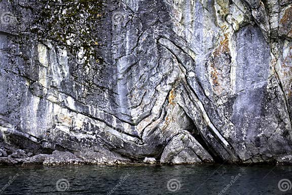 Antiform fold stock photo. Image of geology, hillside - 27714560