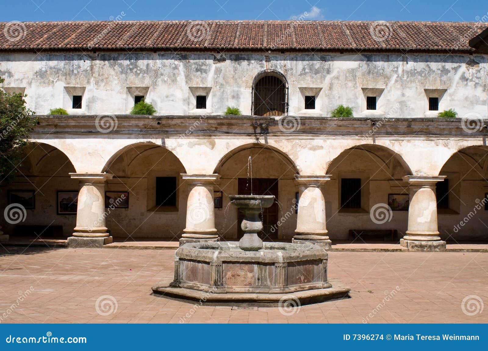 Antigua - monastery yard stock photo. Image of historic - 7396274