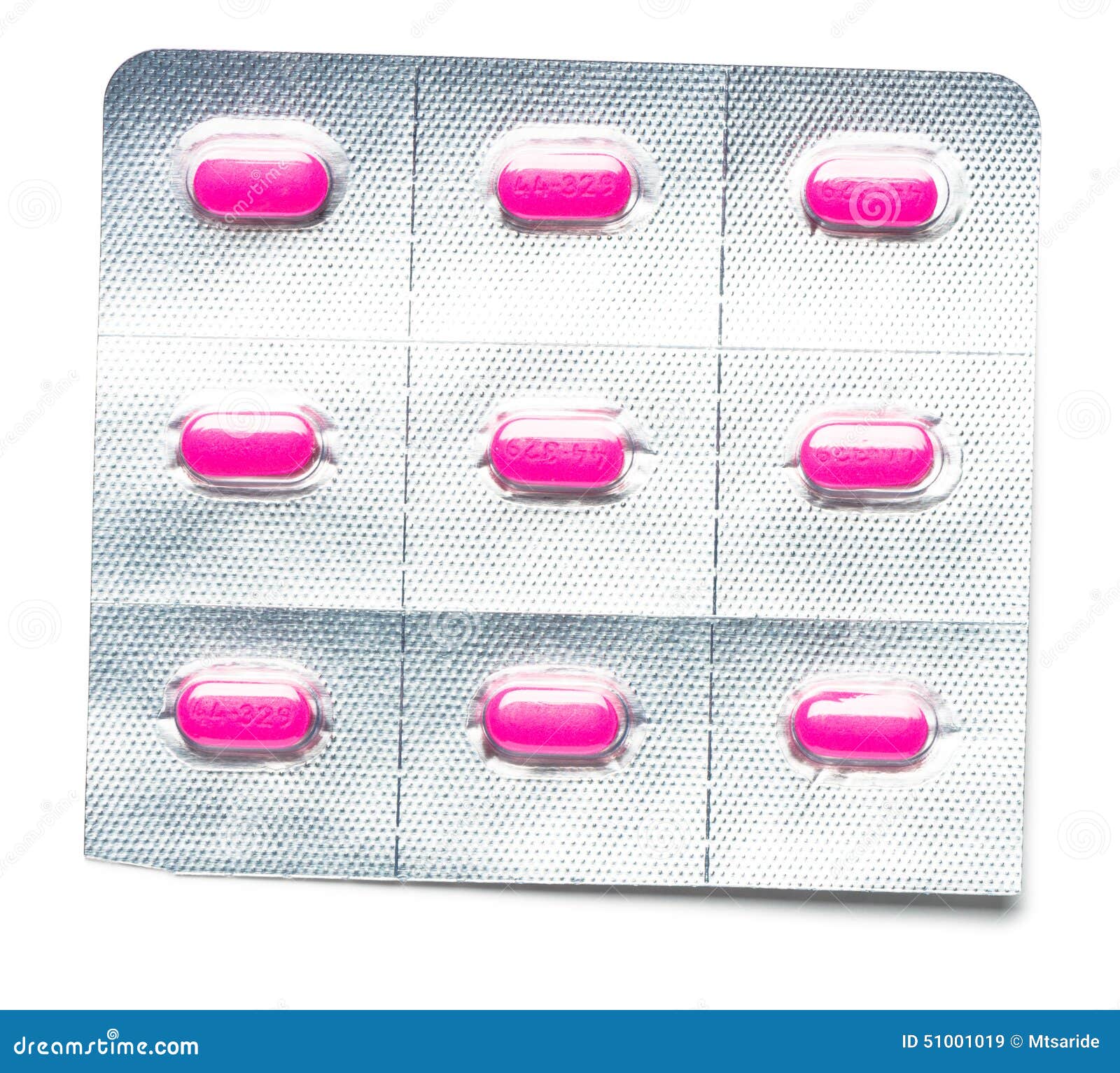 Antihistamine Tablets Isolated on White Stock Image - Image of group ...