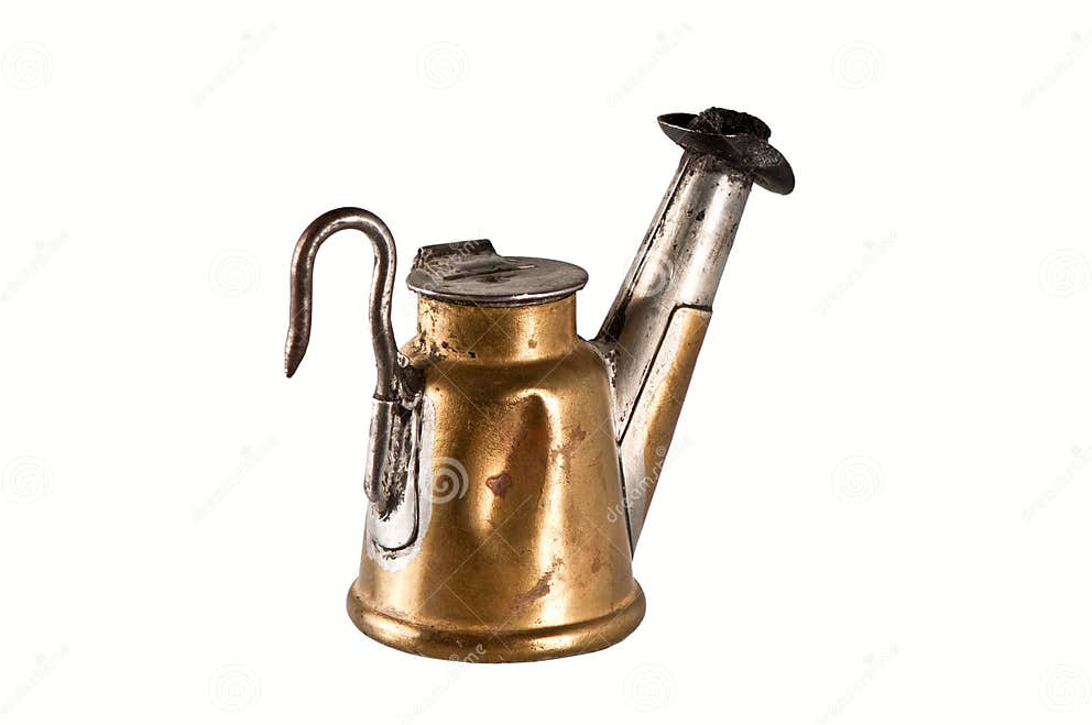 Antike Grubenlampe. stockbild. Bild von verrosten, früh - 11068107