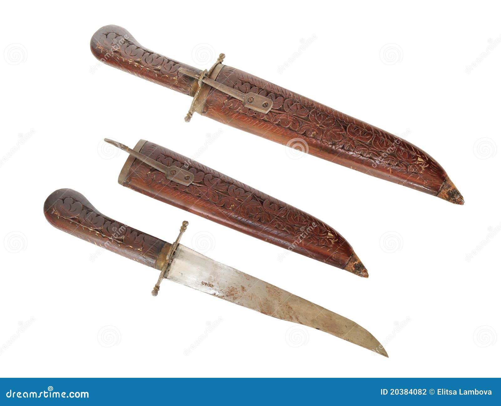 Antiker indischer Dolch stockfoto. Bild von rostig, sicherheit - 20384082