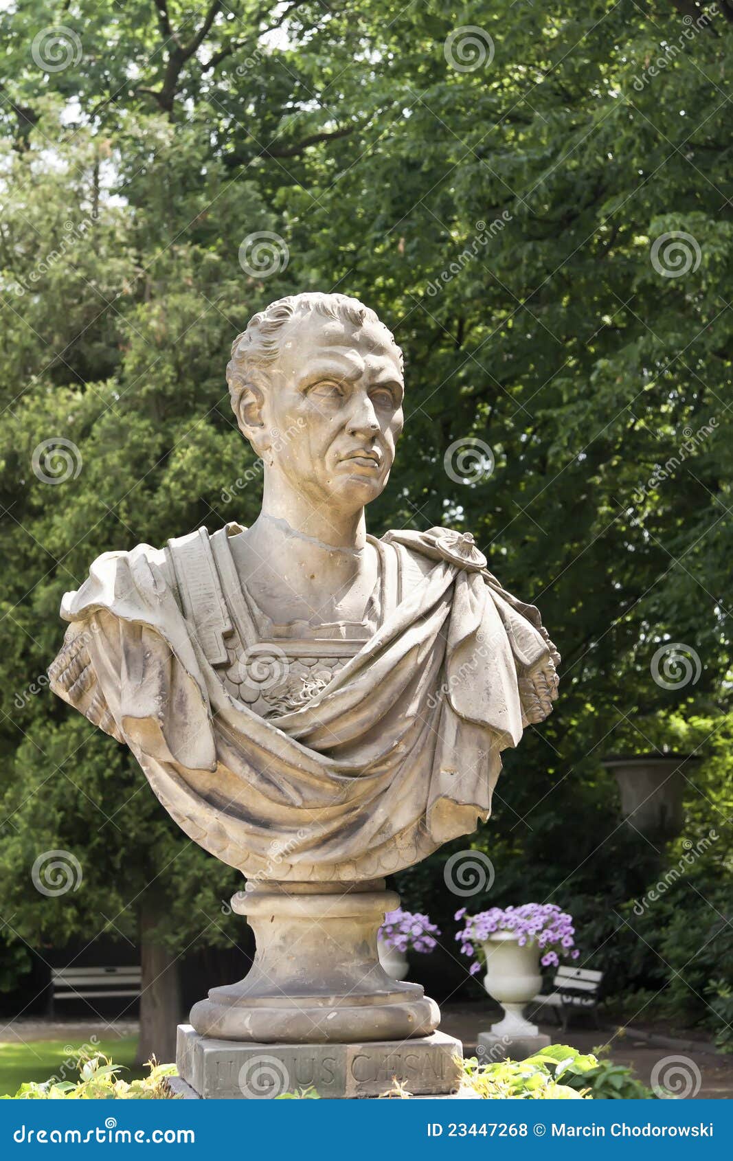 Antiker Kaiser Julius Caesar Stockfoto - Bild von architektur, britisch ...