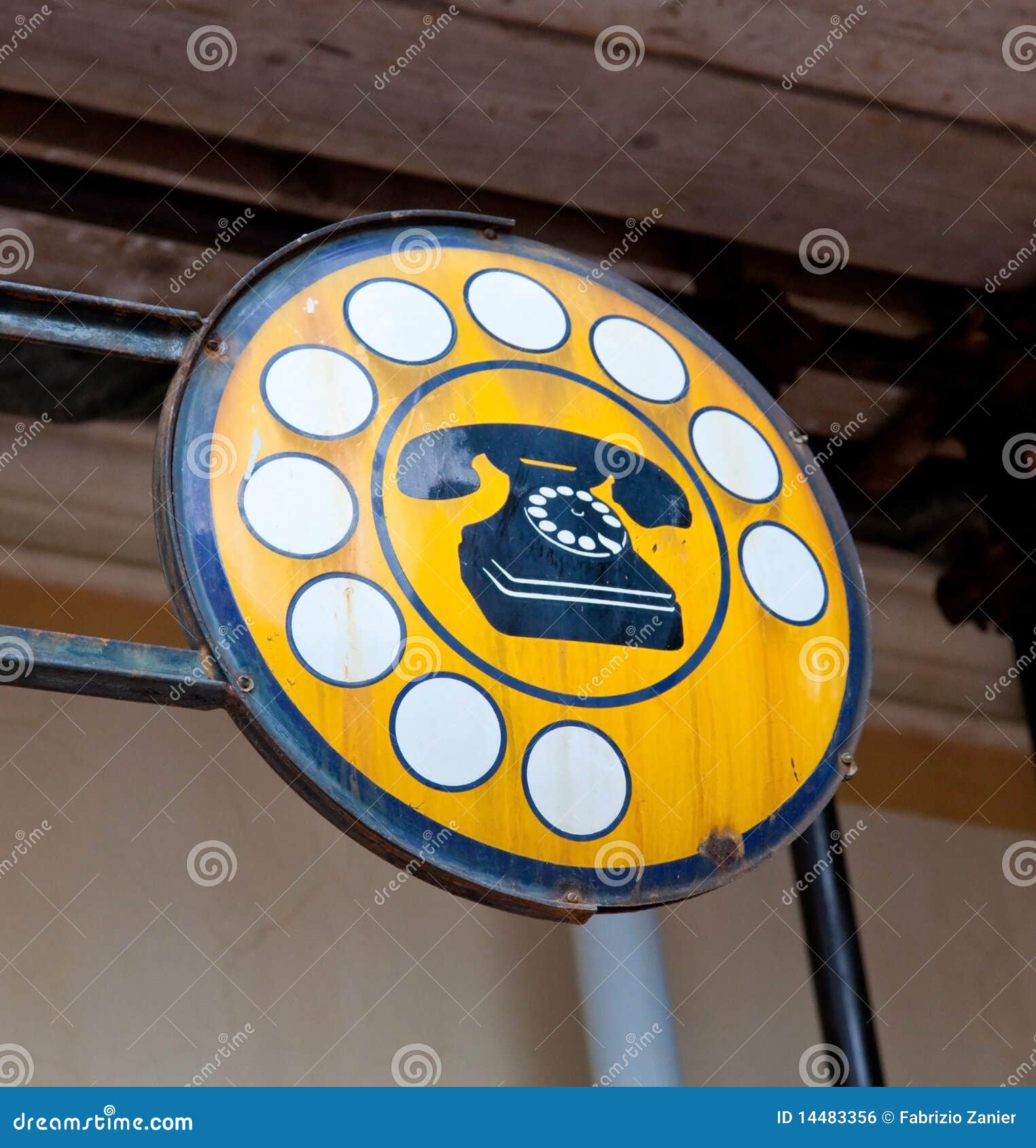 Antikes Telefonzeichen stockfoto. Bild von telefax, wählen - 14483356