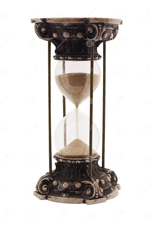 Antikt timglas fotografering för bildbyråer. Bild av livstid - 2769221