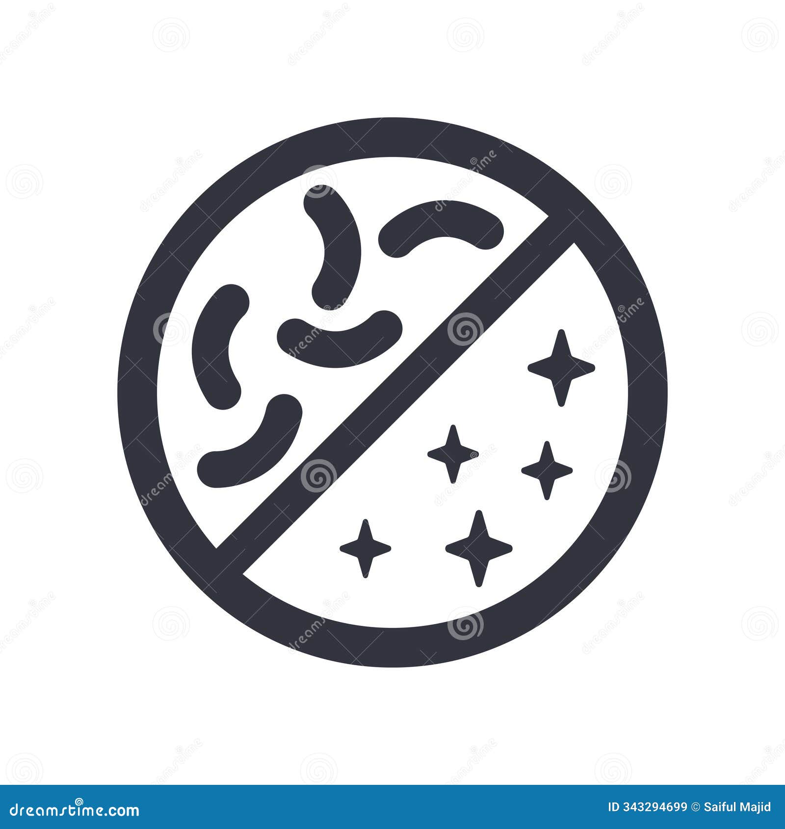 Antimicrobial Logo Template Icon Stock Vector - Illustration of immune ...