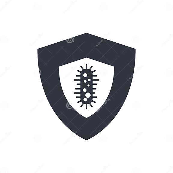 Antimicrobial Logo Template Icon Stock Vector - Illustration of ...
