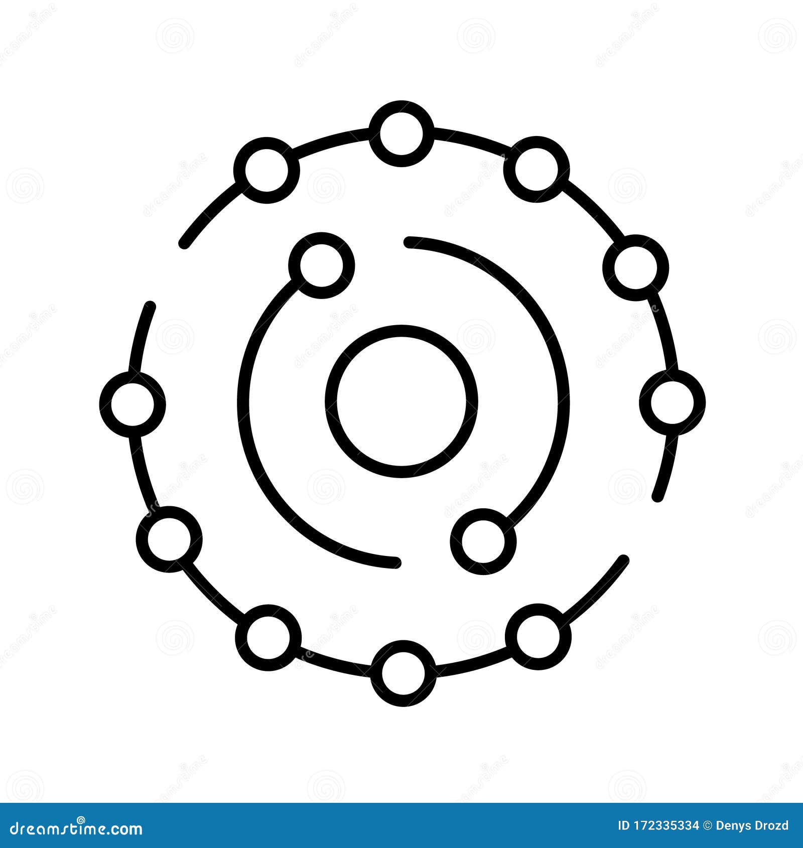 Antioxidant Vector Icon in Line Design. Stock Vector - Illustration of ...